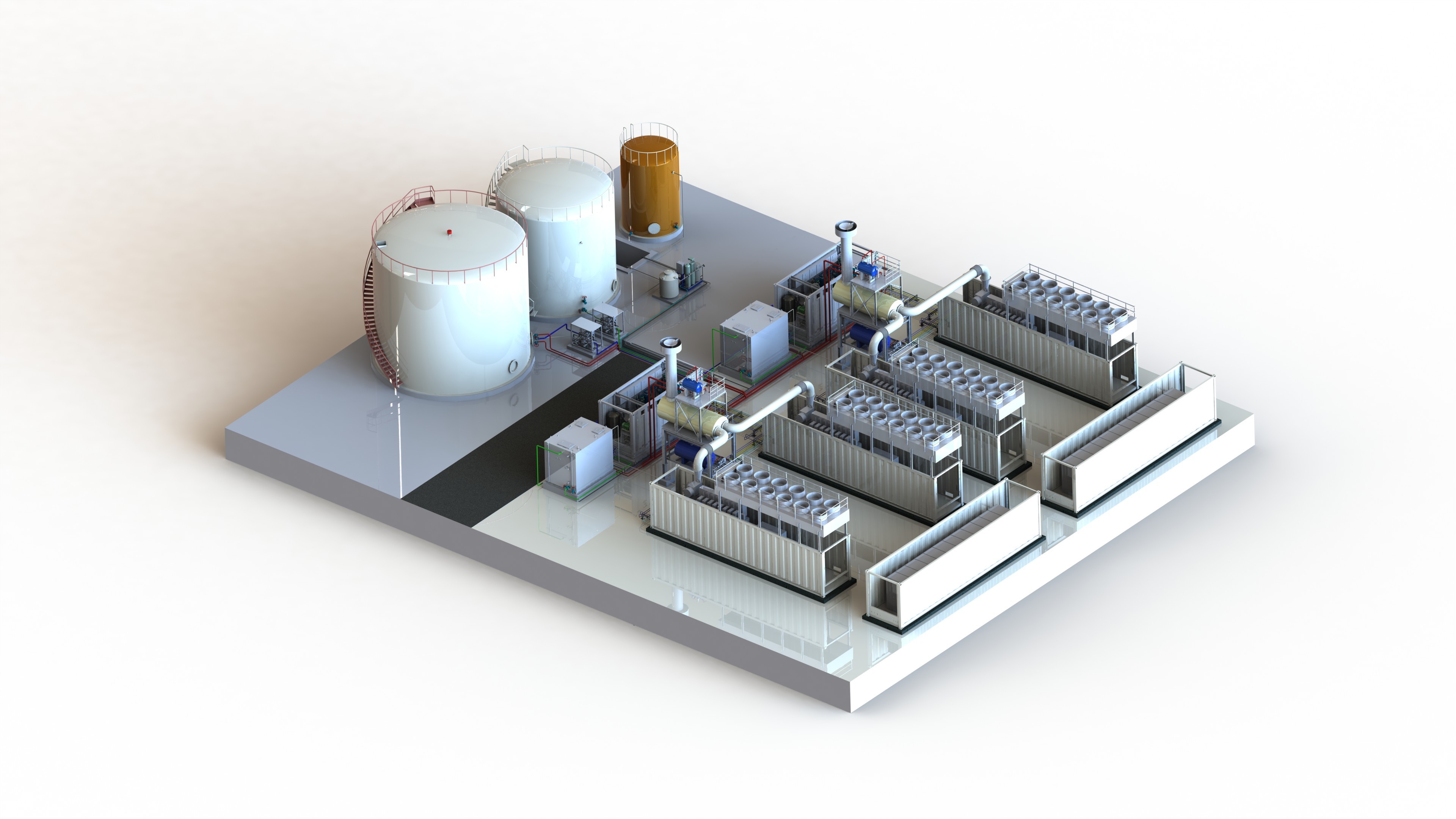 Heavy Fuel Oil Genset Power Plant